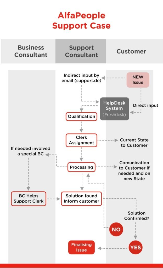 Infographics by AlfaPeople | Infographic: Support Case | AlfaPeople Global